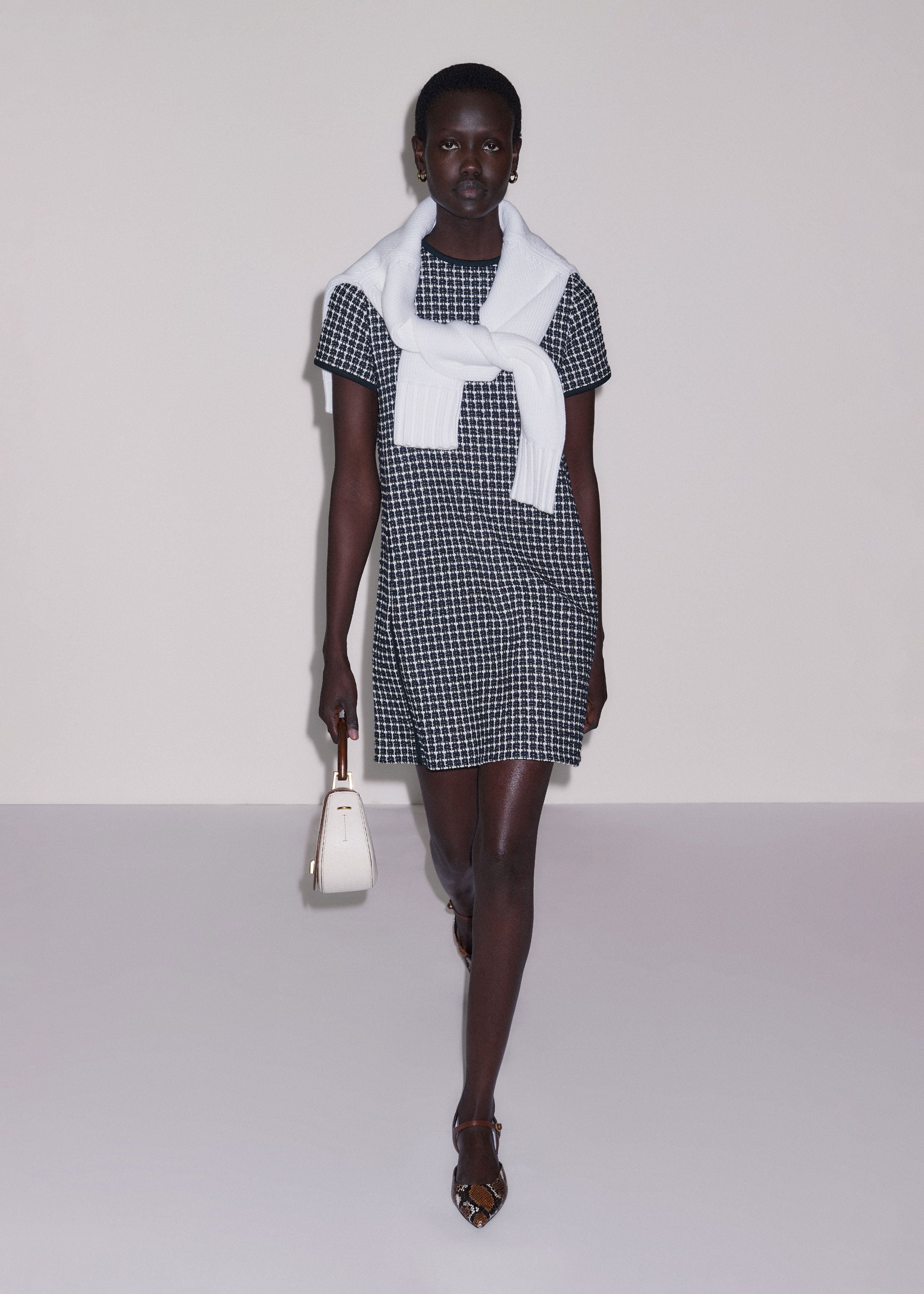 ME+EM Textured Mini Dress